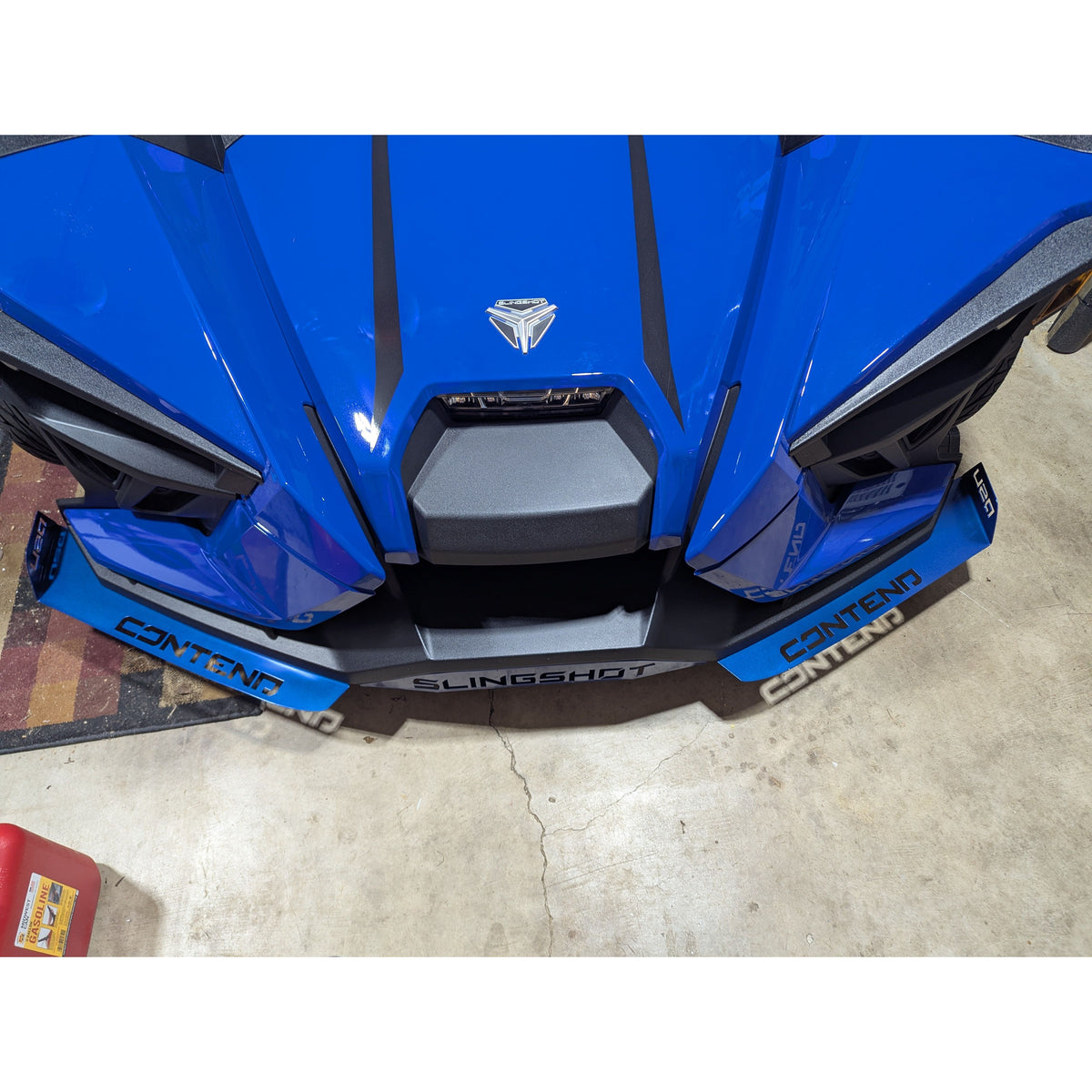 CUSTOM TEXT Front Splitter for Polaris Slingshot (2015–2024) | Dual La ...